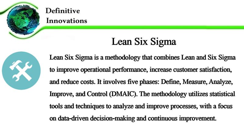 Learn about Lean Six Sigma tool of the day | Definitive Innovations ... Learn about Lean Six Sigma tool of the day | Definitive Innovations ...