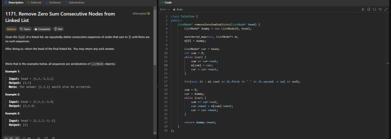 Saikat Das on LinkedIn: Day 3/100 days code challenge Leetcode 1171 ... Saikat Das on LinkedIn: Day 3/100 days code challenge Leetcode 1171 ...