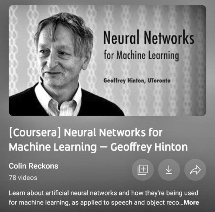 Neural Networks for Machine Learning Geoffrey Hinton… | Saurabh Kumar Neural Networks for Machine Learning Geoffrey Hinton… | Saurabh Kumar