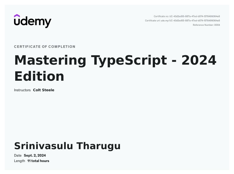 Tharugu Srinivasulu Reddy on LinkedIn: #typescript #webdevelopment # ... Tharugu Srinivasulu Reddy on LinkedIn: #typescript #webdevelopment # ...