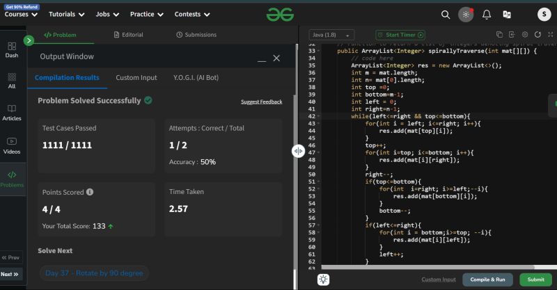 Simhadri Divya on LinkedIn: #gfg160 #dsa #programming #java #algorithm ... Simhadri Divya on LinkedIn: #gfg160 #dsa #programming #java #algorithm ...