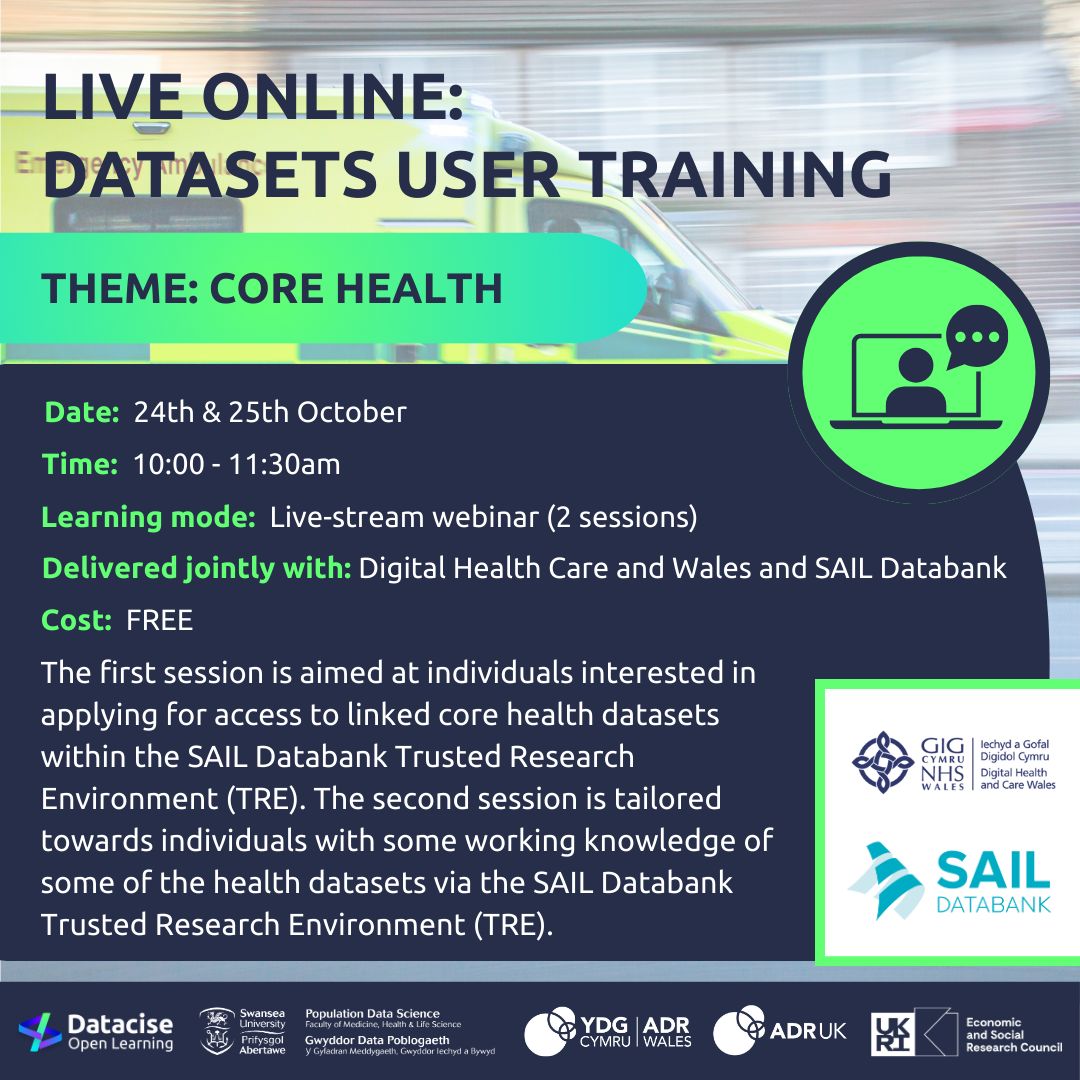 Datacise Open Learning on LinkedIn: #saildatabank #healthdata # ... Datacise Open Learning on LinkedIn: #saildatabank #healthdata # ...