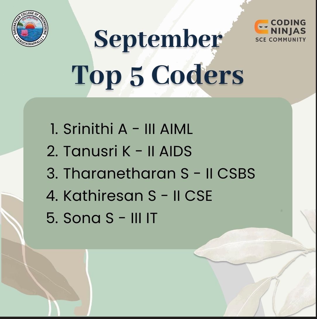 Coding_Ninjas_SCE Chapter on LinkedIn: #codingninjas #codingchampions # ... Coding_Ninjas_SCE Chapter on LinkedIn: #codingninjas #codingchampions # ...