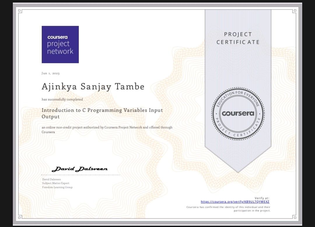 Ajinkya Tambe on LinkedIn: introduction to c programming variables ... Ajinkya Tambe on LinkedIn: introduction to c programming variables ...