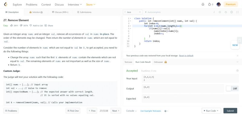 Elangovan P on LinkedIn: #leetcode #learningjava #problemsolving # ... Elangovan P on LinkedIn: #leetcode #learningjava #problemsolving # ...