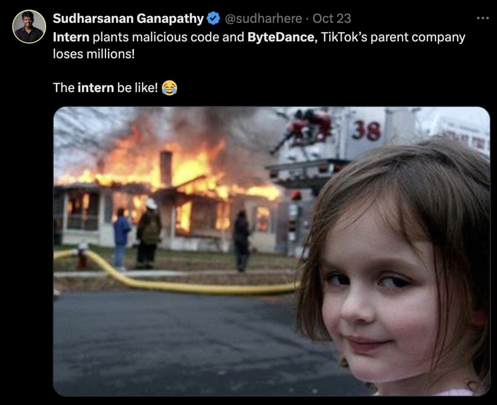 Nipun Gauba on LinkedIn: TikTok’s parent company, ByteDance, just fired ... Nipun Gauba on LinkedIn: TikTok’s parent company, ByteDance, just fired ...