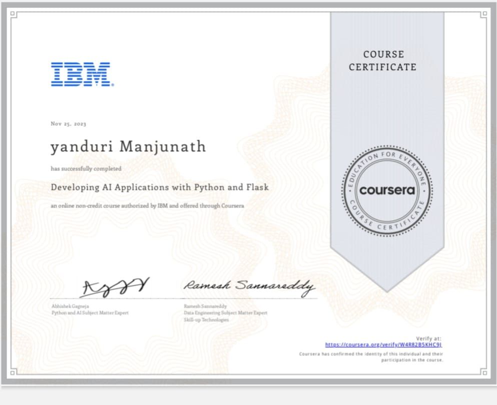 MANJUNATH YANDURI on LinkedIn: #artificialintelligence #python # ... MANJUNATH YANDURI on LinkedIn: #artificialintelligence #python # ...