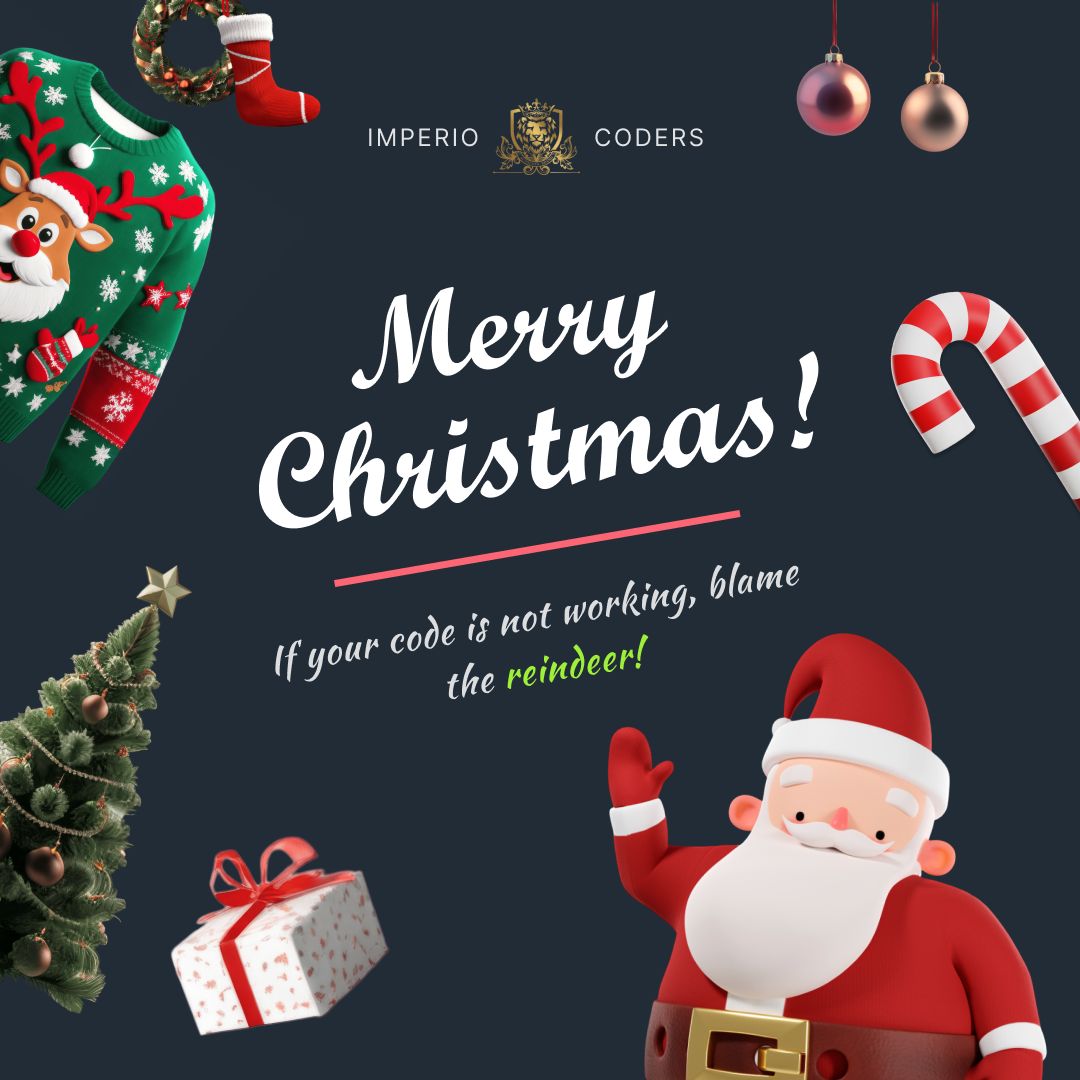 IMPERIO CODERS on LinkedIn: #christmas #coding #programming #holidays # ... IMPERIO CODERS on LinkedIn: #christmas #coding #programming #holidays # ...