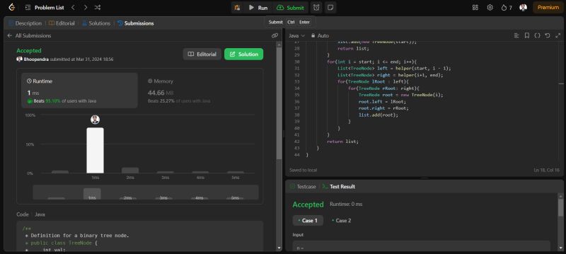 Day 95 of #100Days100LeetCode challenge: Solve Binary Search Trees II ... Day 95 of #100Days100LeetCode challenge: Solve Binary Search Trees II ...