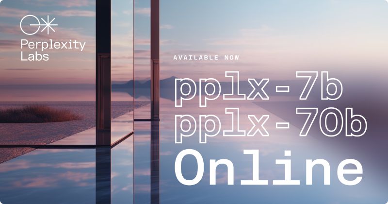 Perplexity on LinkedIn: We’re thrilled to announce two online LLMs we ... Perplexity on LinkedIn: We’re thrilled to announce two online LLMs we ...