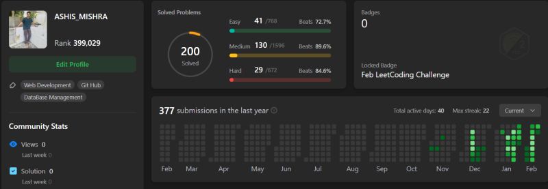 Consistency is key in my journey on LeetCode, where I tackle over 200 ... Consistency is key in my journey on LeetCode, where I tackle over 200 ...