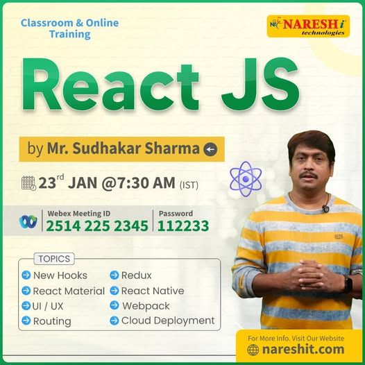 Naresh IT on LinkedIn: #reactjs #javascript #programming #html #css # ... Naresh IT on LinkedIn: #reactjs #javascript #programming #html #css # ...