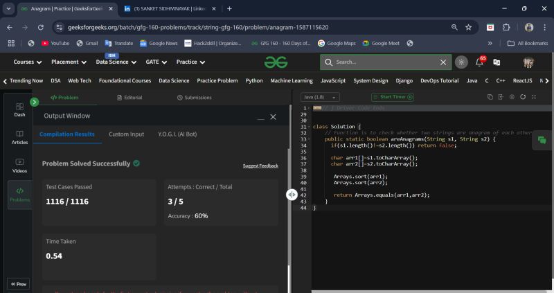 #gfg160 #geekstreak2025 #dsa #coding #problemsolving #strings | SANKET ... #gfg160 #geekstreak2025 #dsa #coding #problemsolving #strings | SANKET ...