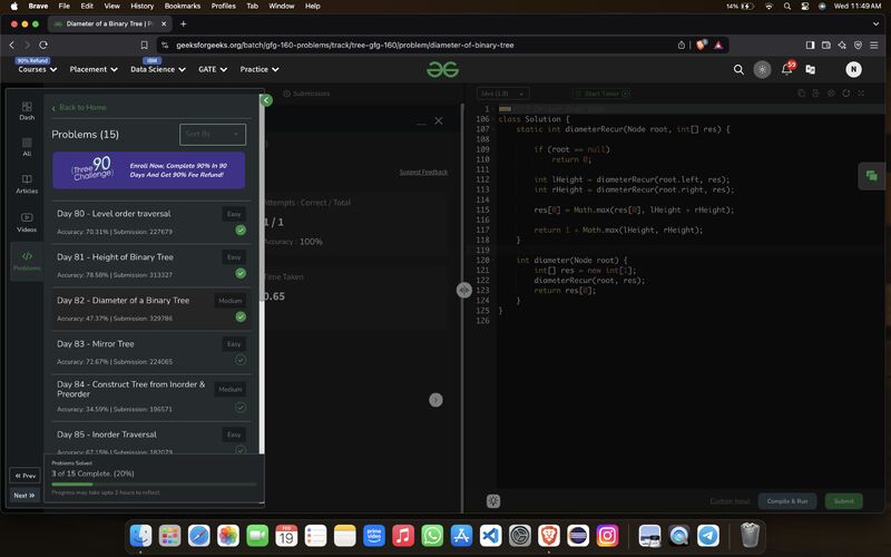 #dsa #binarytree #problemsolving #codingchallenge #160daysofcode # ... #dsa #binarytree #problemsolving #codingchallenge #160daysofcode # ...