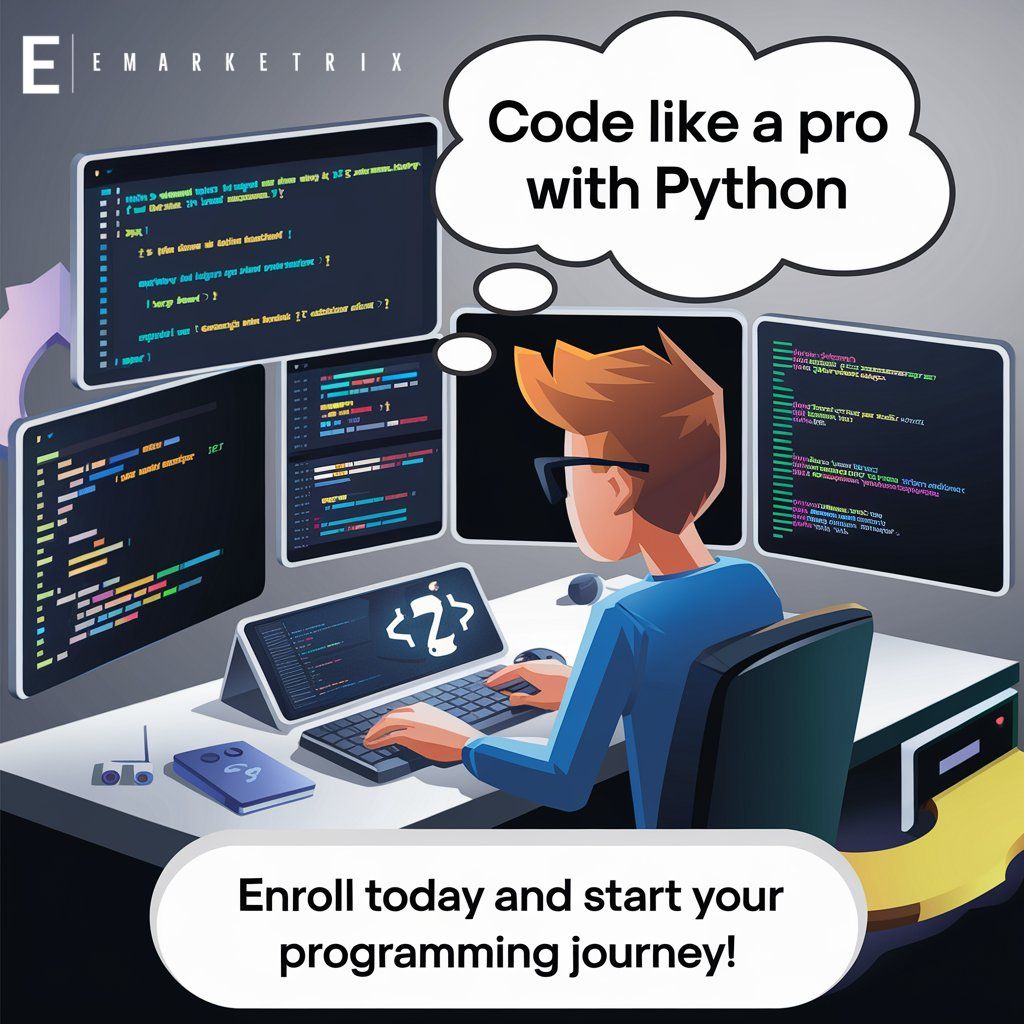 #pythonprogramming #codelikeapro #learnpython #pythontips… | Emarketrix.com #pythonprogramming #codelikeapro #learnpython #pythontips… | Emarketrix.com