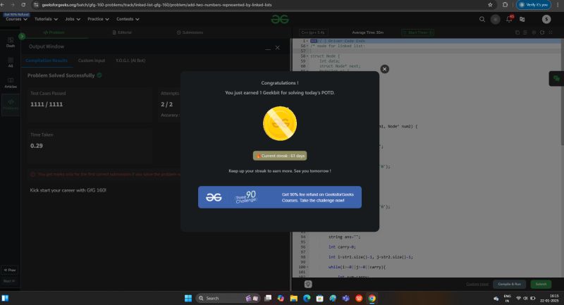 Sonu Kumar on LinkedIn: #160daysofcode #geeksforgeeks #codingjourney # ... Sonu Kumar on LinkedIn: #160daysofcode #geeksforgeeks #codingjourney # ...