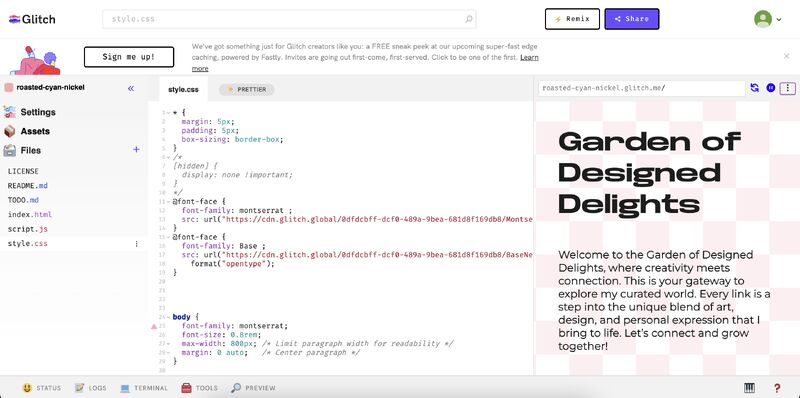 Merve Mona Ertugrul on LinkedIn: #glitch #html #css #webdevelopment # ... Merve Mona Ertugrul on LinkedIn: #glitch #html #css #webdevelopment # ...