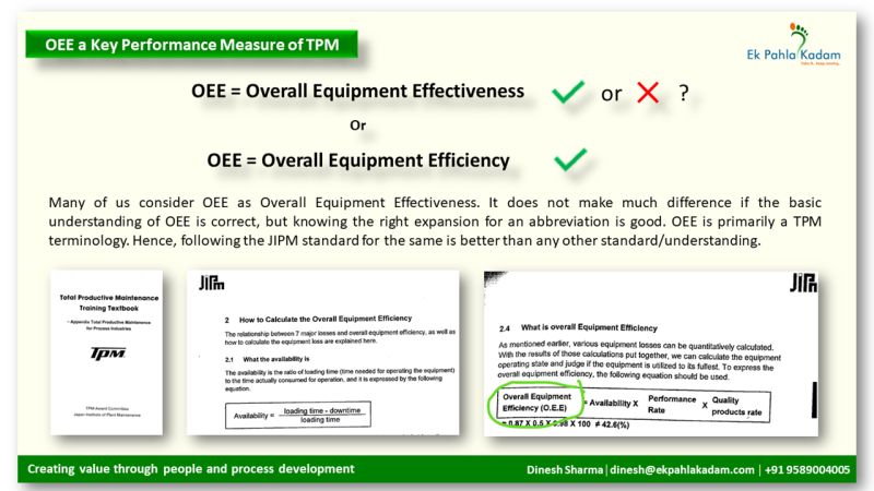 Dinesh Sharma on LinkedIn: #oee #tpm #efficiency #effectiveness #soap # ... Dinesh Sharma on LinkedIn: #oee #tpm #efficiency #effectiveness #soap # ...