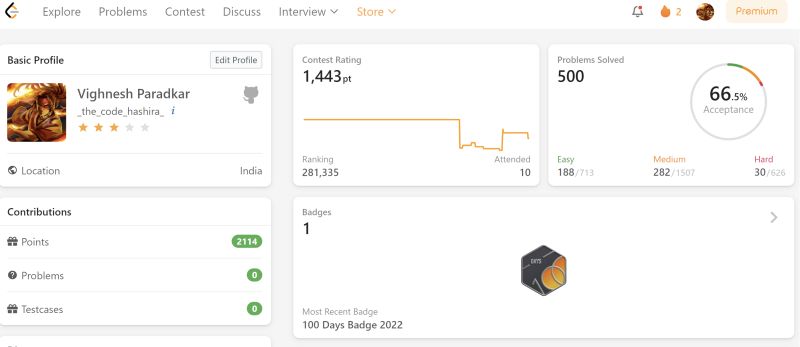 Vighnesh Paradkar on LinkedIn: #leetcode #codingchallenge # ... Vighnesh Paradkar on LinkedIn: #leetcode #codingchallenge # ...
