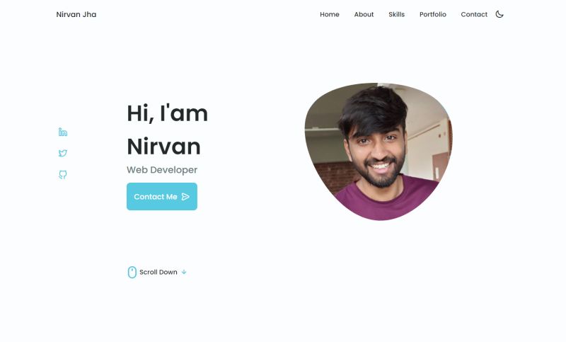 Nirvan jha on LinkedIn: I'm thrilled to share my portfolio website ... Nirvan jha on LinkedIn: I'm thrilled to share my portfolio website ...