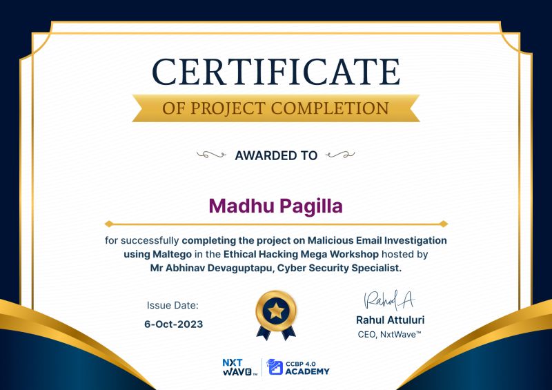 Madhu Pagilla on LinkedIn: #nxtwaveccbp #cybersecurity #ethicalhacking ... Madhu Pagilla on LinkedIn: #nxtwaveccbp #cybersecurity #ethicalhacking ...