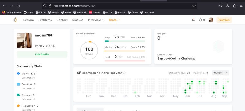 Raed Abdul Majeed on LinkedIn: #leetcode #codingmilestone # ... Raed Abdul Majeed on LinkedIn: #leetcode #codingmilestone # ...