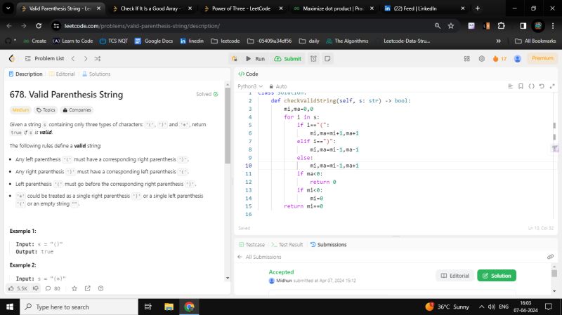 Midhun C on LinkedIn: #100daysofcodechallenge #geeksforgeeks #leetcode ... Midhun C on LinkedIn: #100daysofcodechallenge #geeksforgeeks #leetcode ...
