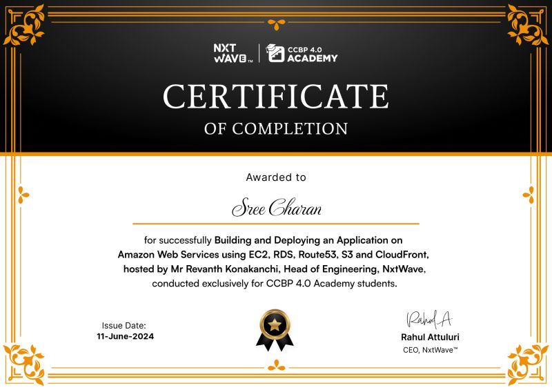 Attended a workshop on AWS with Nxtwave | Sree Charan Vanam posted on ... Attended a workshop on AWS with Nxtwave | Sree Charan Vanam posted on ...