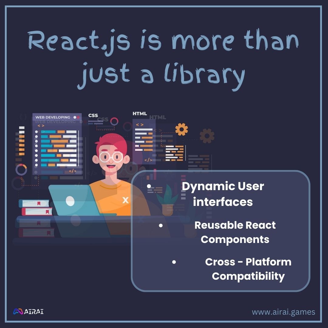 #reactjs #webdevelopment #innovation | Airai Technologies Pvt. Ltd. #reactjs #webdevelopment #innovation | Airai Technologies Pvt. Ltd.