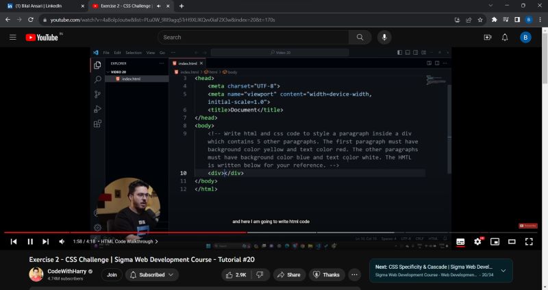 Learn from Sigma Web Development Course | Bilal Ansari posted on the ... Learn from Sigma Web Development Course | Bilal Ansari posted on the ...