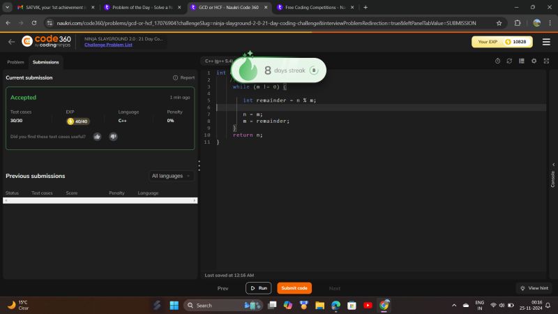 SATVIK GUPTA on LinkedIn: #ninjaslayground #codingninjas # ... SATVIK GUPTA on LinkedIn: #ninjaslayground #codingninjas # ...