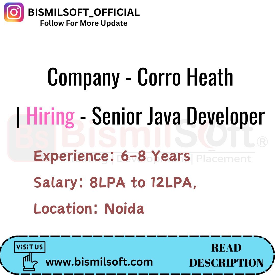 Bismilsoft Pvt.Ltd on LinkedIn: #bismilsoft #javajobs #javatraining # ... Bismilsoft Pvt.Ltd on LinkedIn: #bismilsoft #javajobs #javatraining # ...