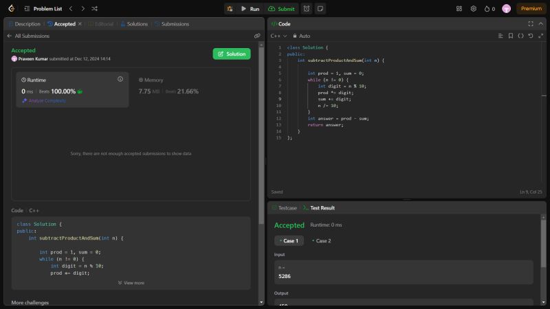 Praveen Kumar on LinkedIn: #dsa #leetcode #codingjourney #cpp #algorithms Praveen Kumar on LinkedIn: #dsa #leetcode #codingjourney #cpp #algorithms