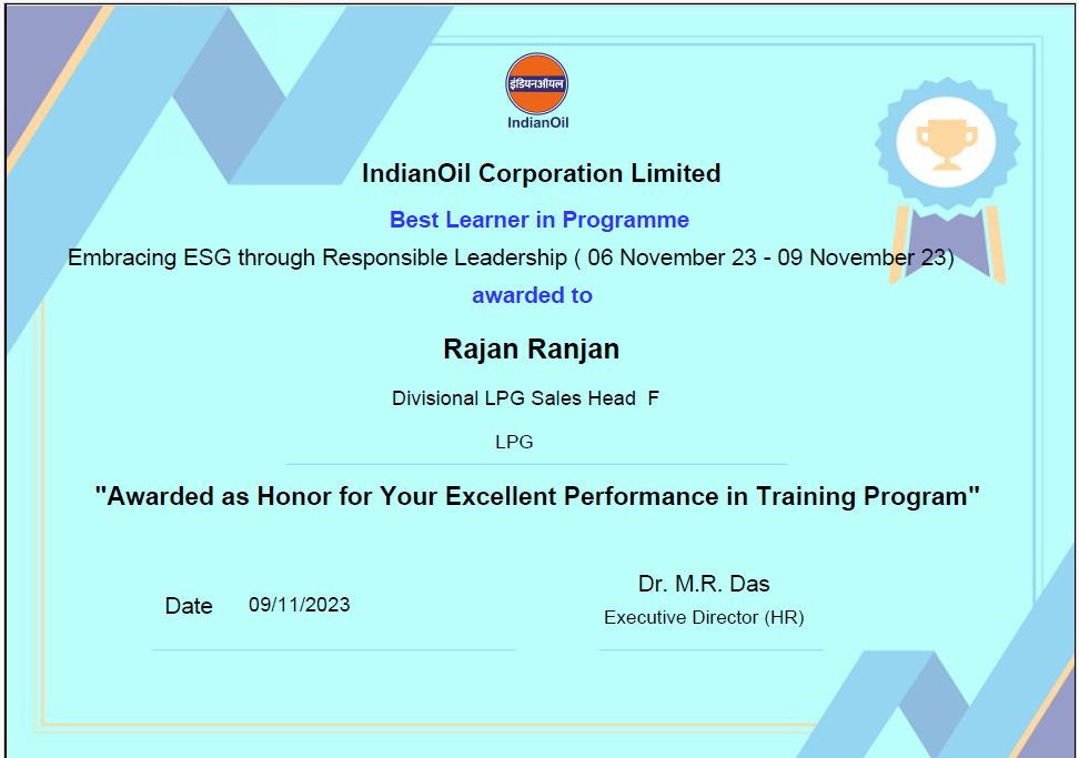 Rajan Ranjan on LinkedIn: #iocl #businessethics #corporategovernance # ... Rajan Ranjan on LinkedIn: #iocl #businessethics #corporategovernance # ...