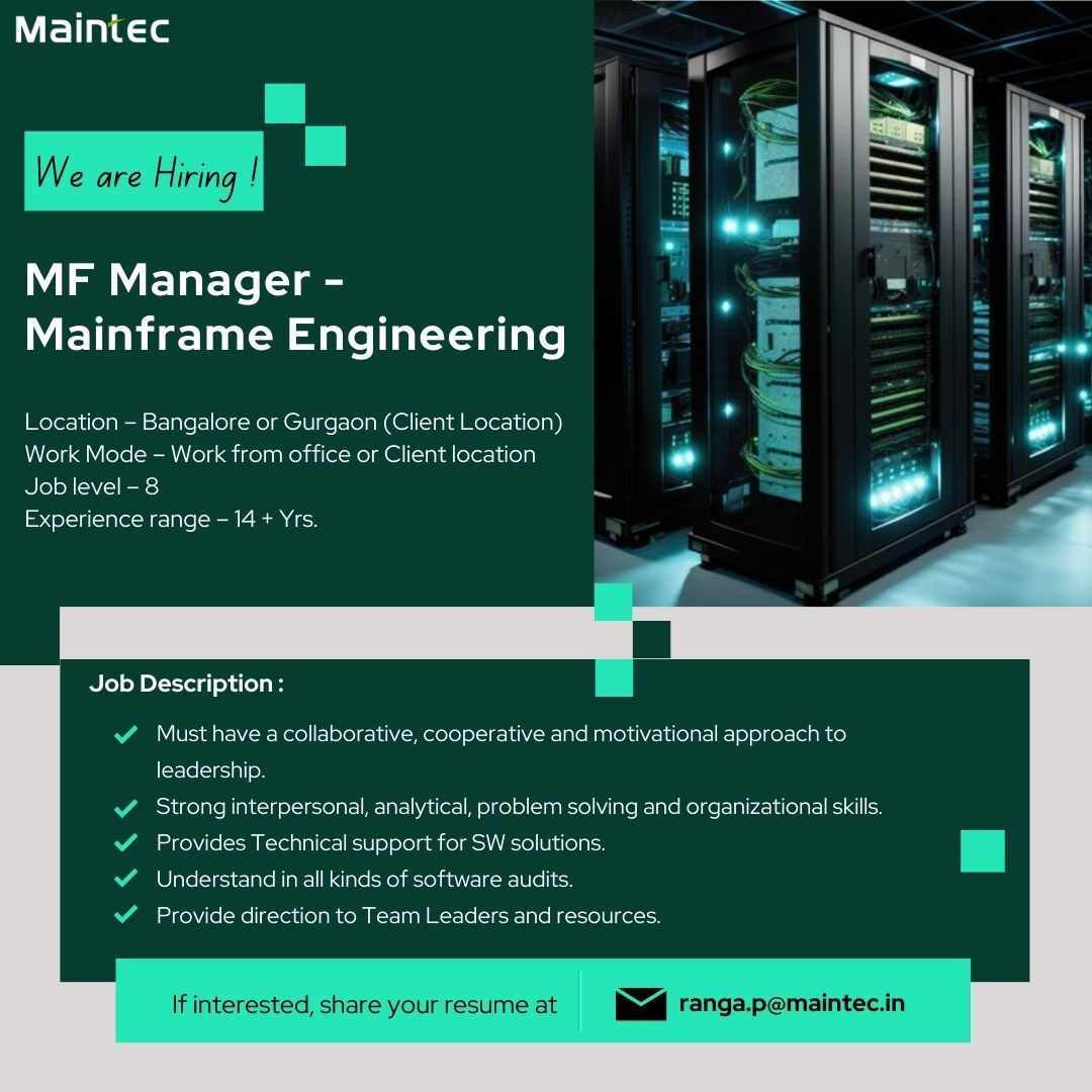 Maintec Technologies - India on LinkedIn: #noida #gurgaon #pune # ... Maintec Technologies - India on LinkedIn: #noida #gurgaon #pune # ...