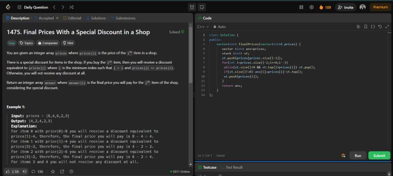 Raja Kumar on LinkedIn: #leetcode #coding #dsa #stack #problemsolving # ... Raja Kumar on LinkedIn: #leetcode #coding #dsa #stack #problemsolving # ...