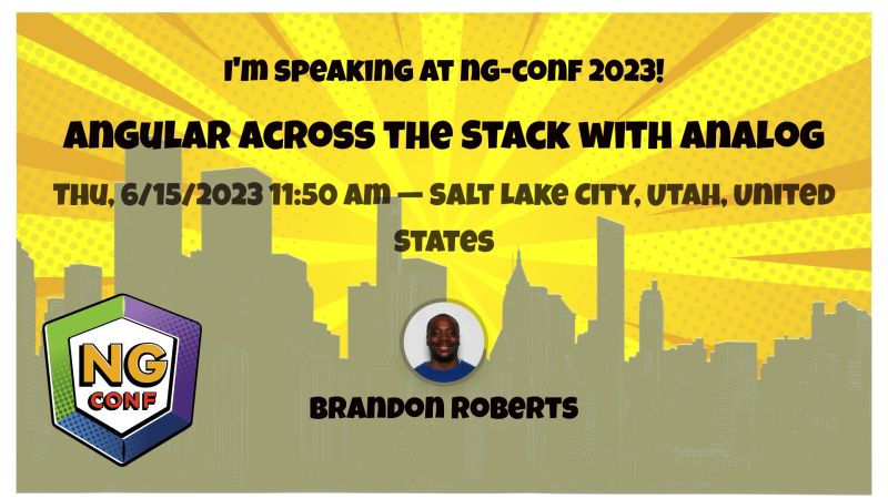 Brandon Roberts on LinkedIn: ๐ ng-conf is happening next week! I'm ... Brandon Roberts on LinkedIn: ๐ ng-conf is happening next week! I'm ...