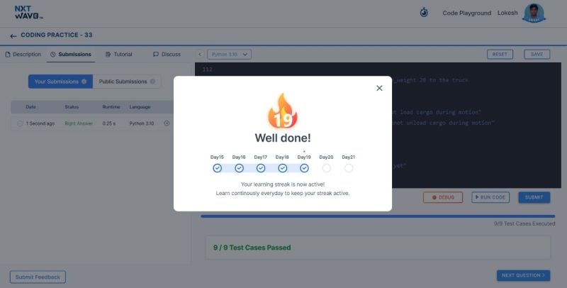 Lokesh Losharam on LinkedIn: #nxtwaveccbp #codingchallenge # ... Lokesh Losharam on LinkedIn: #nxtwaveccbp #codingchallenge # ...