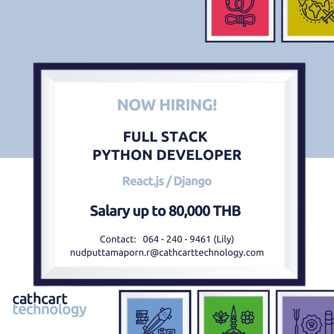 Lily Nudputtamaporn on LinkedIn: #pythondeveloper #hiring #python # ... Lily Nudputtamaporn on LinkedIn: #pythondeveloper #hiring #python # ...