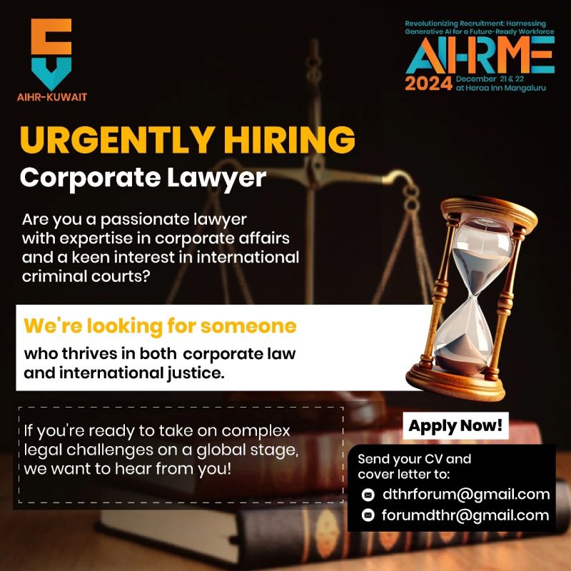 Mubarack Shameel on LinkedIn: #hiring #corporatelawyer Mubarack Shameel on LinkedIn: #hiring #corporatelawyer