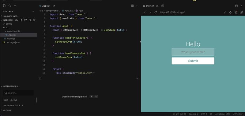 Day 98 of the #100DaysOfCode Challenge: React event handling | Rishi ... Day 98 of the #100DaysOfCode Challenge: React event handling | Rishi ...