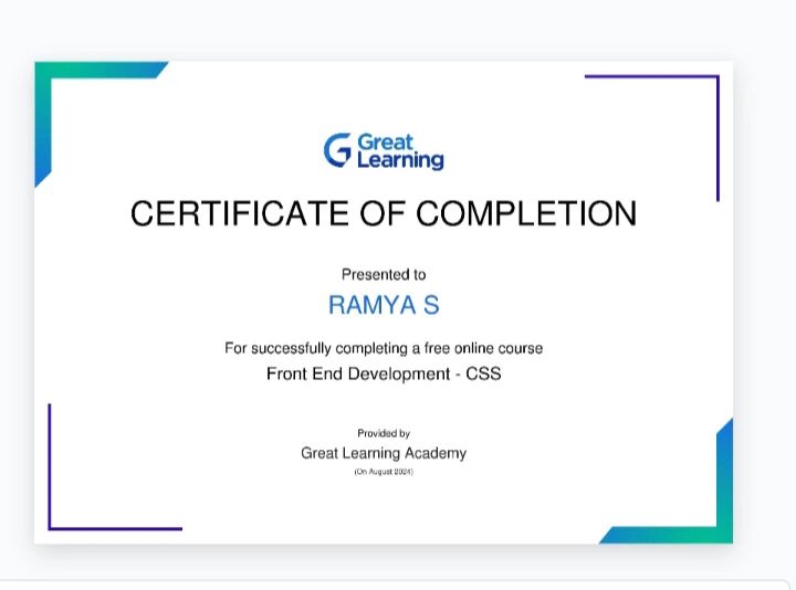 Ramya S on LinkedIn: #front #css Ramya S on LinkedIn: #front #css