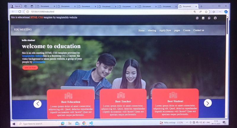 Arpita Rai on LinkedIn: #educationproject #html #css Arpita Rai on LinkedIn: #educationproject #html #css