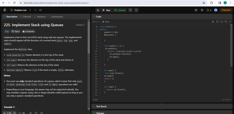 Day 67 of #100daysofcode challenge: Implement LIFO stack | Tamanna ... Day 67 of #100daysofcode challenge: Implement LIFO stack | Tamanna ...