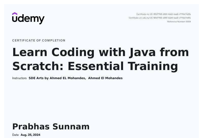 Prabhas Sunnam on LinkedIn: #java #coding #softwaredevelopment # ... Prabhas Sunnam on LinkedIn: #java #coding #softwaredevelopment # ...