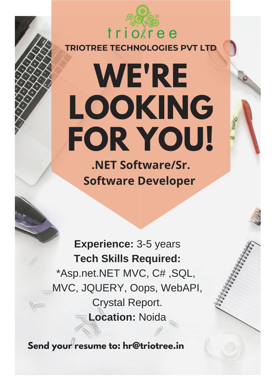 #hiring #dotnetdeveloper #aspnetmvc #sqlserver #webapi #noidajobs ... #hiring #dotnetdeveloper #aspnetmvc #sqlserver #webapi #noidajobs ...