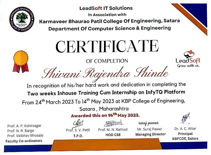 Shivani Shinde on LinkedIn: #infytq #platform #python #programming # ... Shivani Shinde on LinkedIn: #infytq #platform #python #programming # ...
