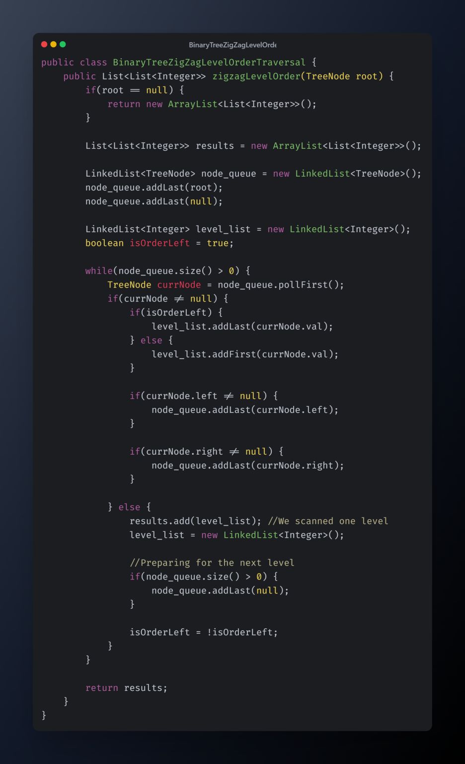 #algorithms #java #binarytree #zigzag #levelorder #traversal #queue ... #algorithms #java #binarytree #zigzag #levelorder #traversal #queue ...