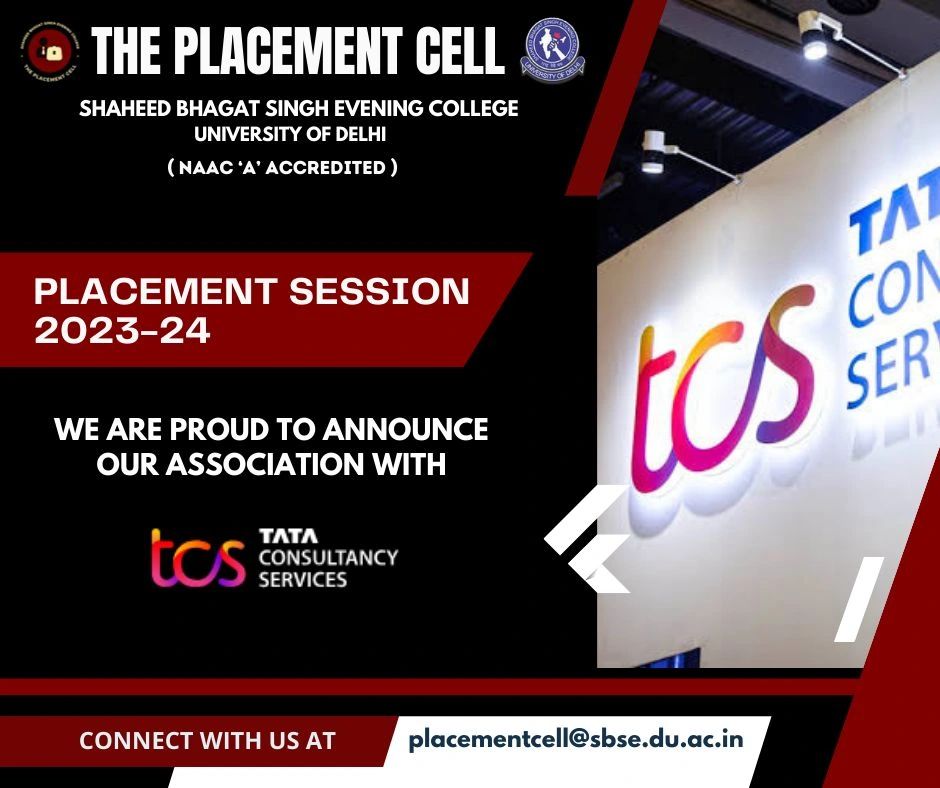 The Placement Cell, Shaheed Bhagat Singh Evening College, University of ... The Placement Cell, Shaheed Bhagat Singh Evening College, University of ...