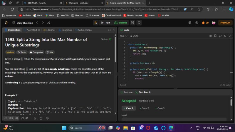 Amit Chaudhari on LinkedIn: #leetcode #coding #problem #100daysofcode # ... Amit Chaudhari on LinkedIn: #leetcode #coding #problem #100daysofcode # ...